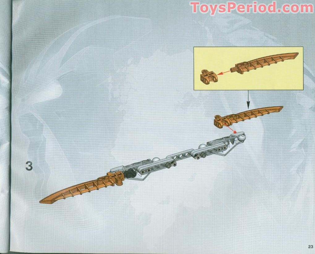 LEGO 8594 Jaller and Gukko Instructions and Parts List