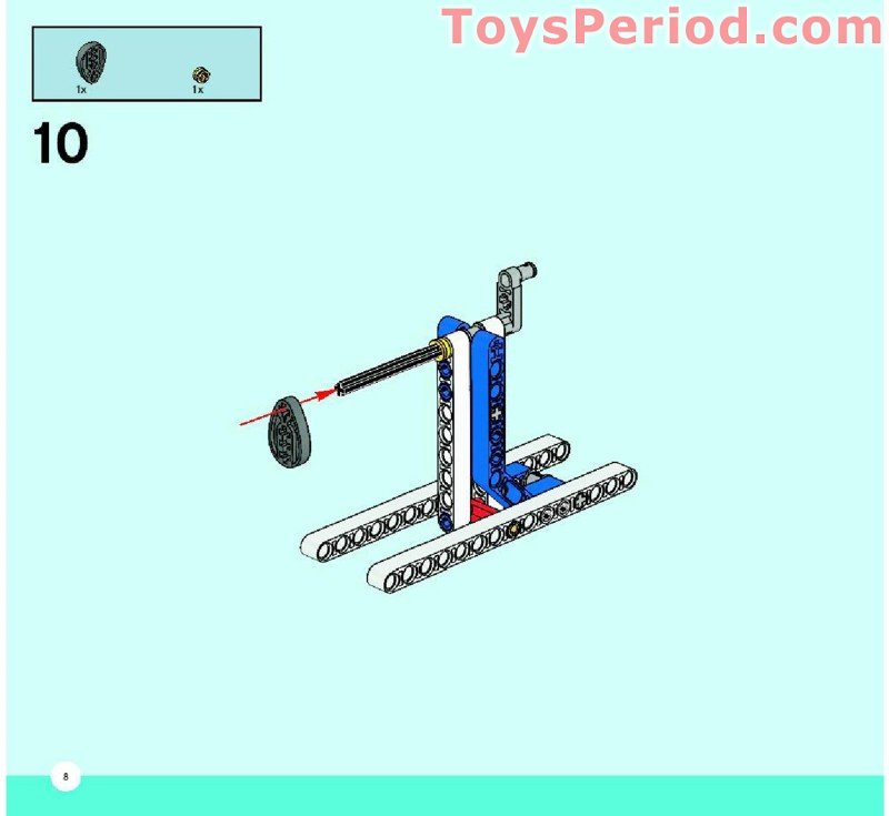 LEGO 9686-1 Simple and Motorized Mechanisms Base Set Instructions and ...