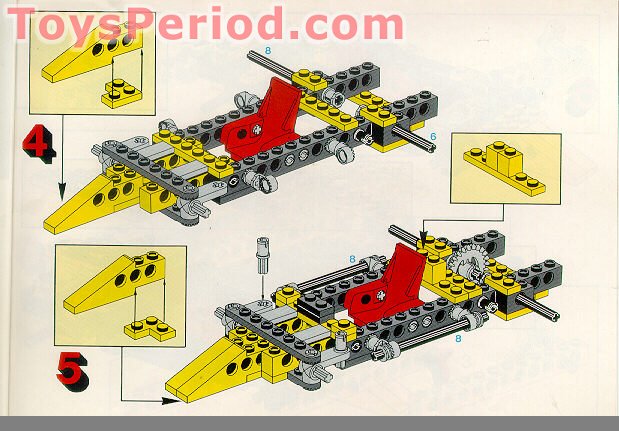 LEGO 8830 Rally 6-Wheeler Instructions and Parts List
