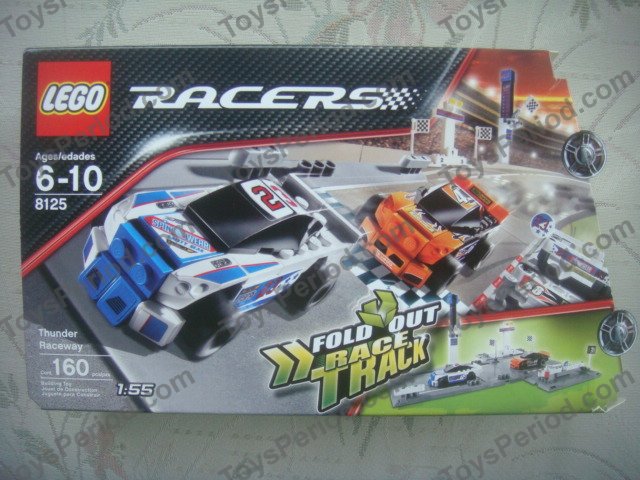 LEGO 8125 Thunder Raceway Instructions and Parts List