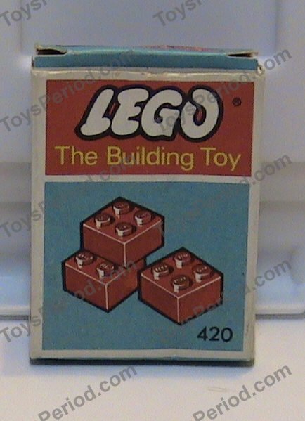 LEGO 420-2 2x2 Bricks Set Parts List