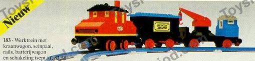 LEGO 183 Complete Train Set with Motor and Signal Instructions and ...