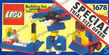 LEGO 1678 Basic Building Set Trial Size Parts List