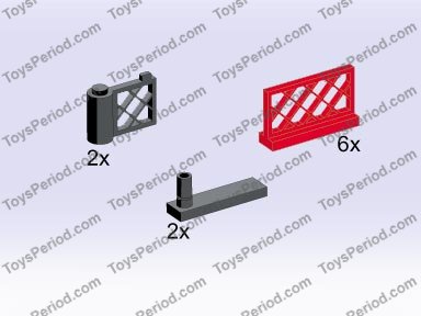 LEGO 5162 Fences and Gates Set Parts List