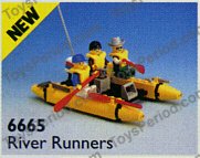 LEGO 6665 River Runners Instructions and Parts List