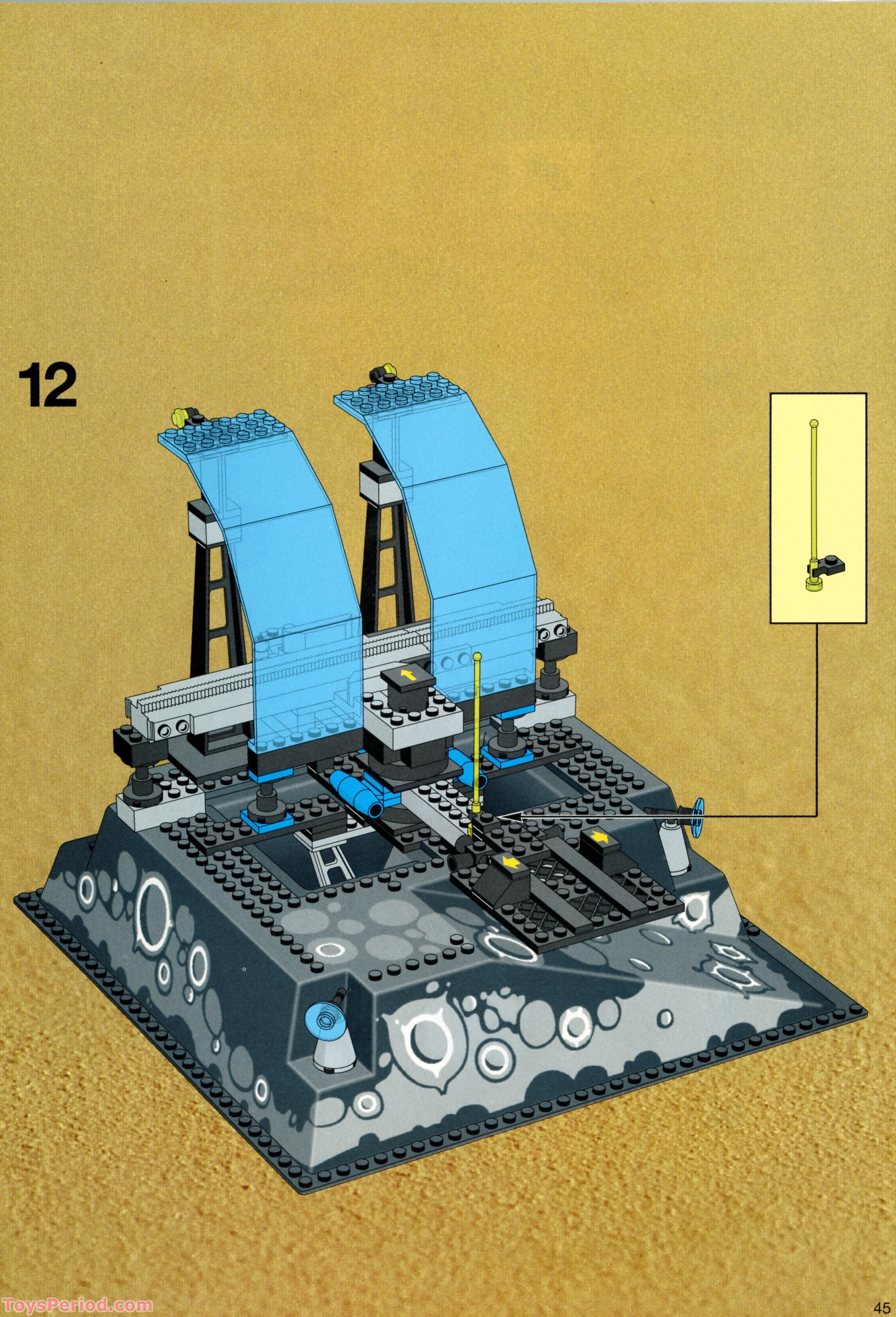 LEGO 6991 Monorail Transport Base Instructions and Parts List