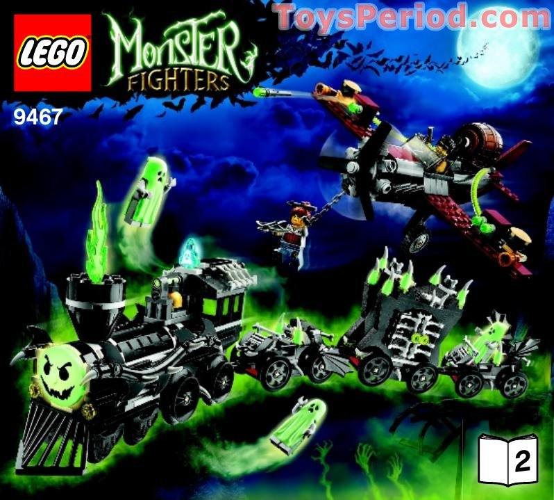 LEGO 9467 The Ghost Train Instructions and Parts List