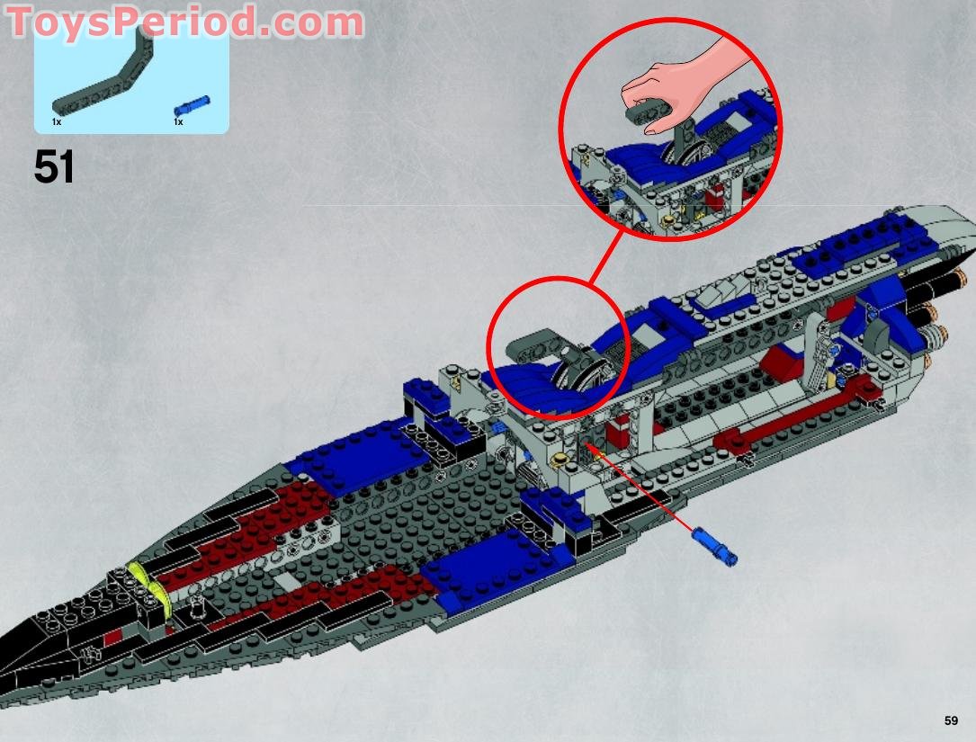 LEGO 9515 The Malevolence Instructions and Parts List