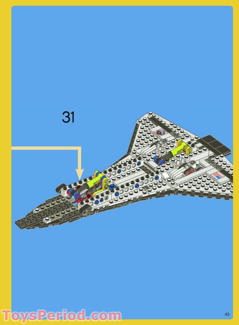 LEGO 10231 Shuttle Expedition Instructions and Parts List