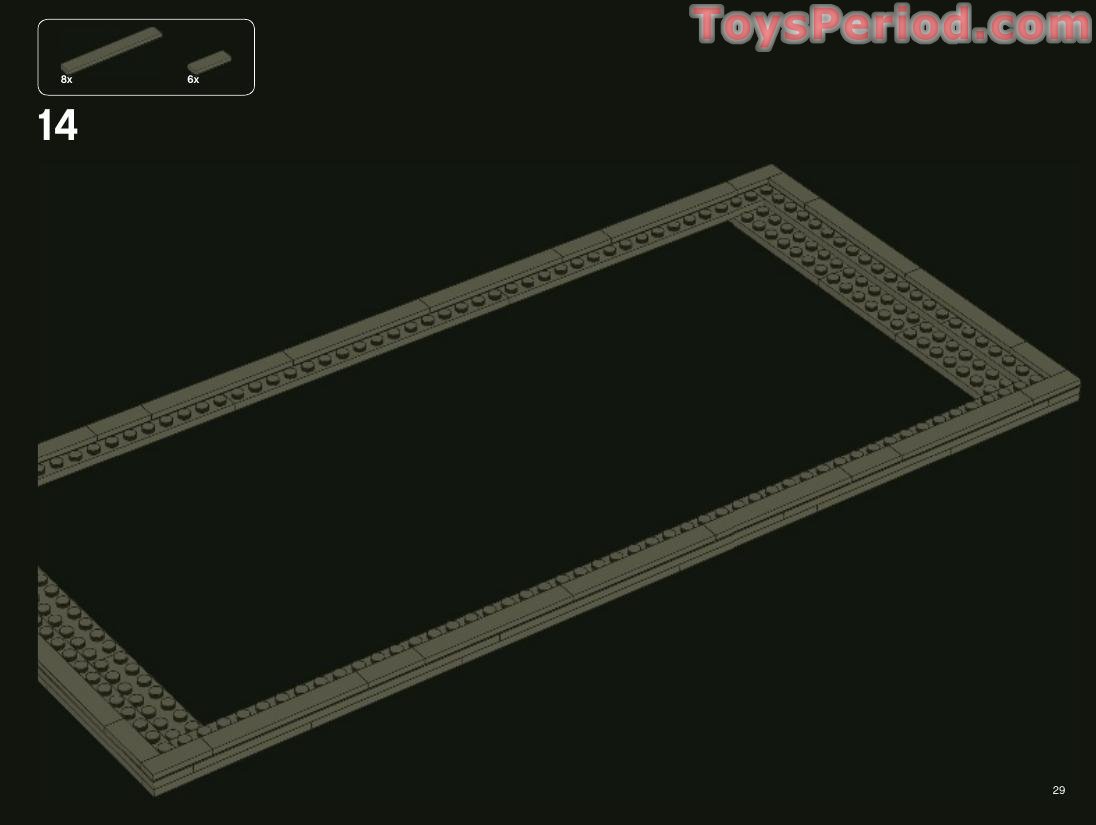 LEGO 21010 Robie House Instructions and Parts List