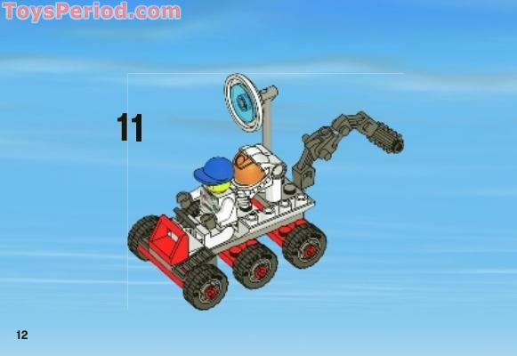 LEGO 3365 Space Moon Buggy Instructions and Parts List