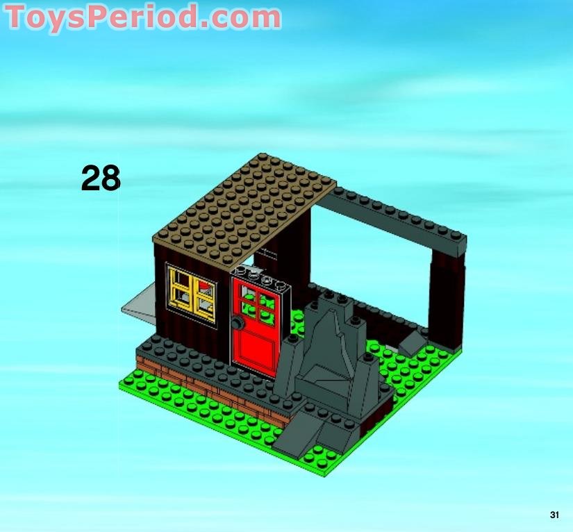 LEGO 4438 Robber's Hideout Instructions and Parts List