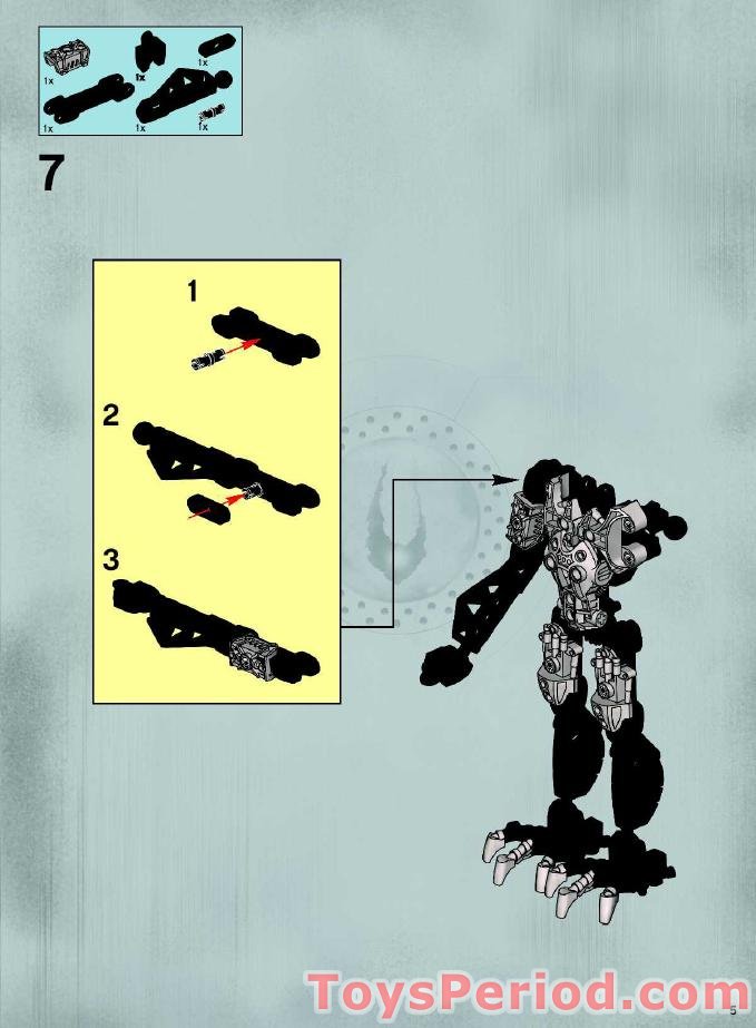 LEGO 10204 Vezon and Kardas Instructions and Parts List