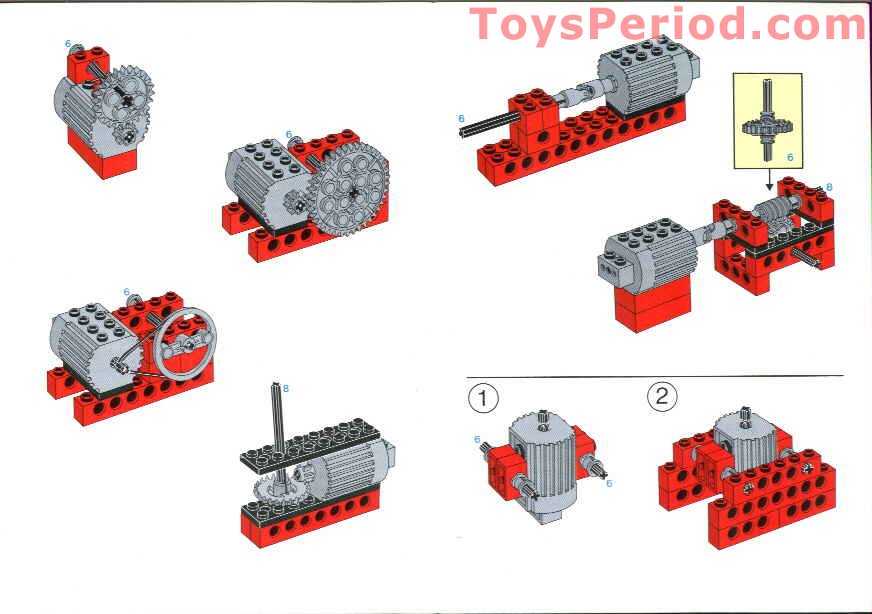 LEGO 1033 Building Instructions for Set 1032 Instructions and Parts List