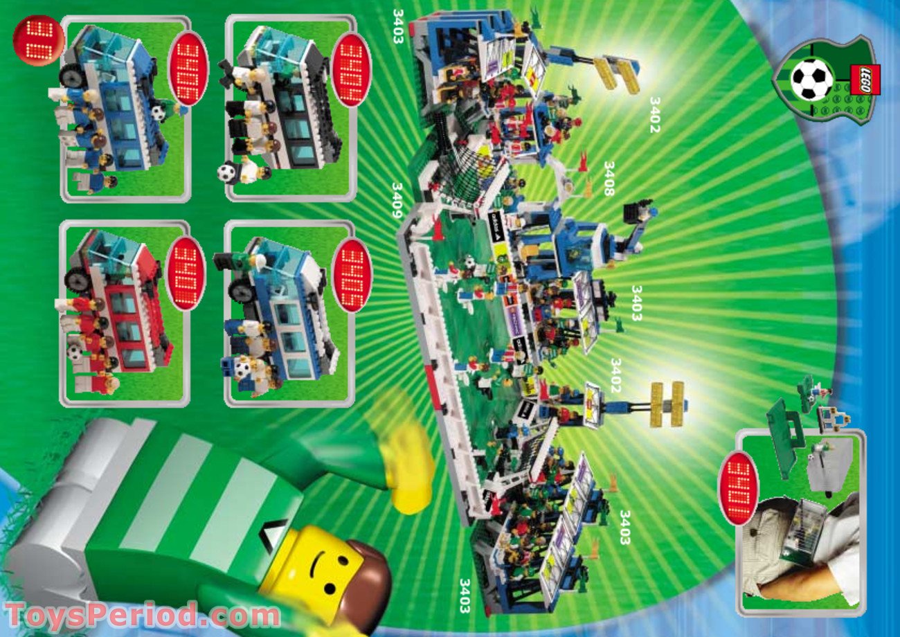 LEGO 3409-1 Championship Challenge Instructions and Parts List