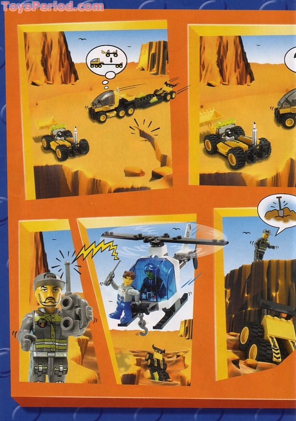 LEGO 4622 Res-Q Digger Instructions and Parts List