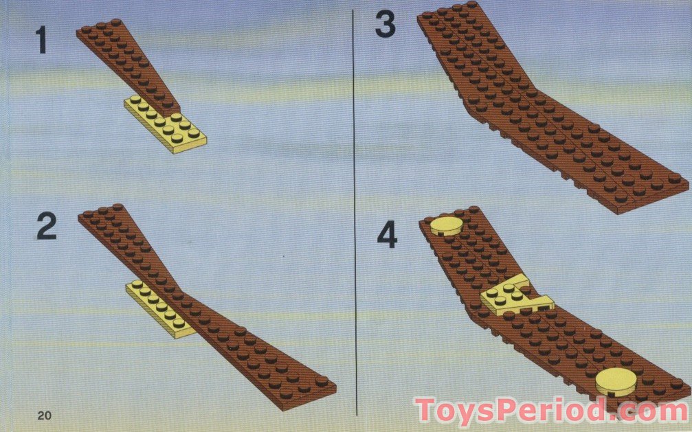 LEGO 4778 Desert Biplane Instructions and Parts List