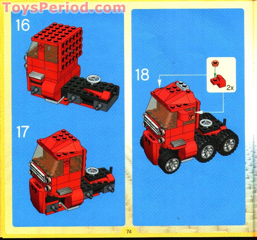 LEGO 4883 Gear Grinders Instructions and Parts List