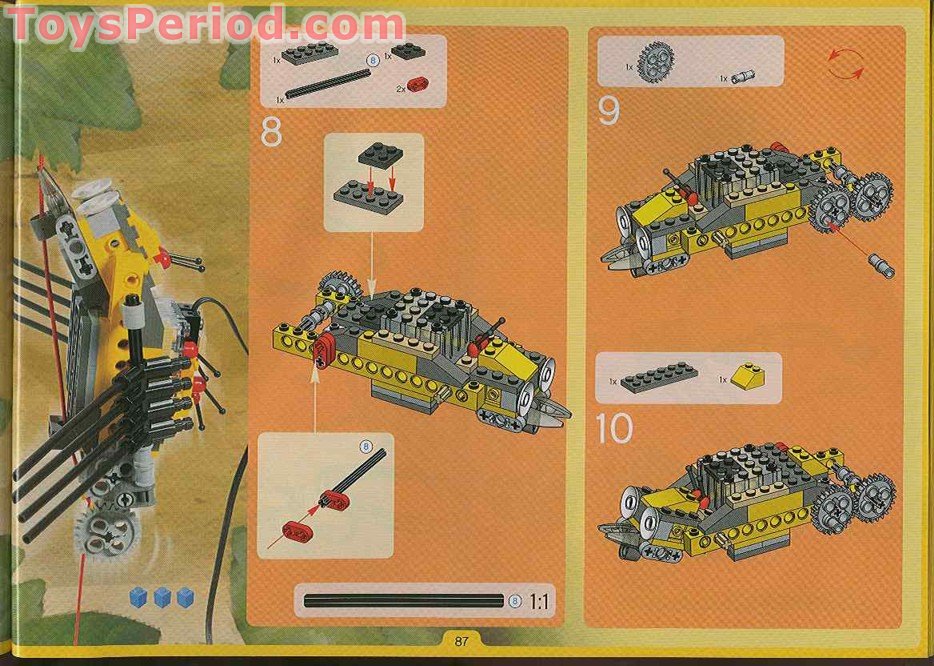 LEGO 4094 Motor Movers Instructions and Parts List