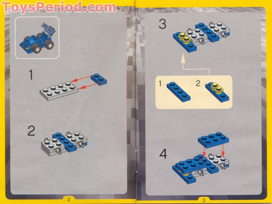 LEGO 4347-2 Auto Pod (Polybag) Instructions and Parts List