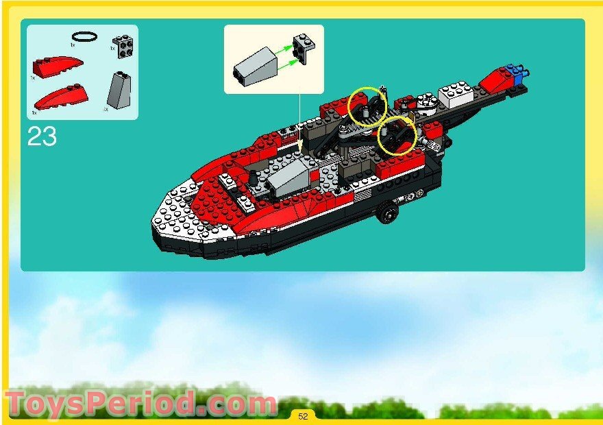 LEGO 4403 Air Blazers Instructions and Parts List