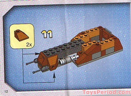 LEGO 4491 Mini Trade Federation MTT Instructions and Parts List