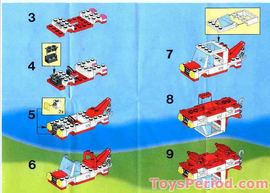 LEGO 6660 Hook and Haul Wrecker Instructions and Parts List