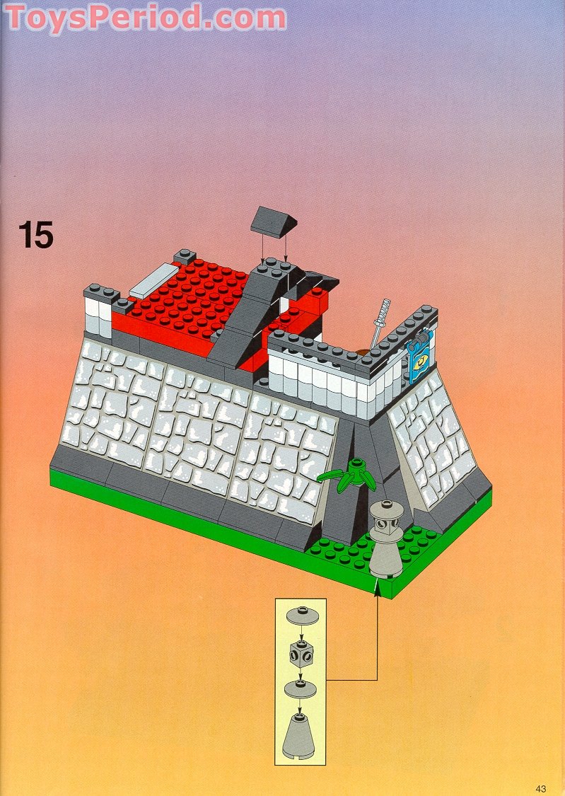 LEGO 6093 Flying Ninja Fortress Instructions and Parts List