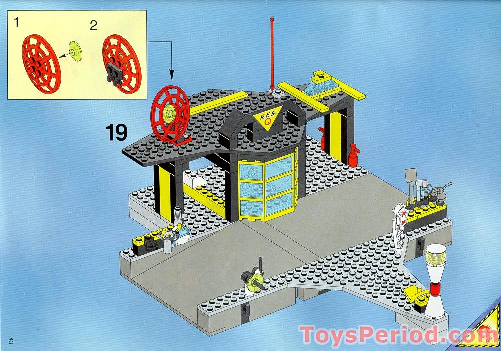 LEGO 6479 Emergency Response Center Instructions and Parts List