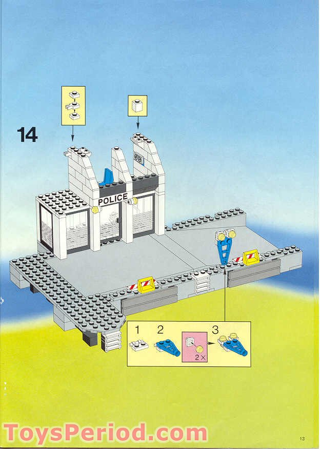 LEGO 6540 Pier Police Instructions and Parts List