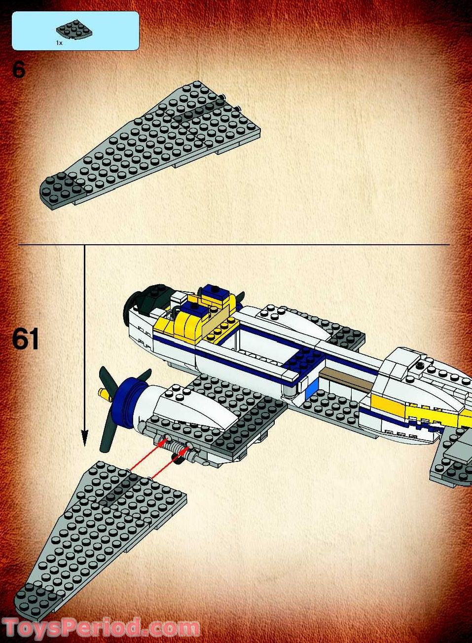 LEGO 7628 Peril in Peru Set Parts Inventory and Instructions - LEGO ...