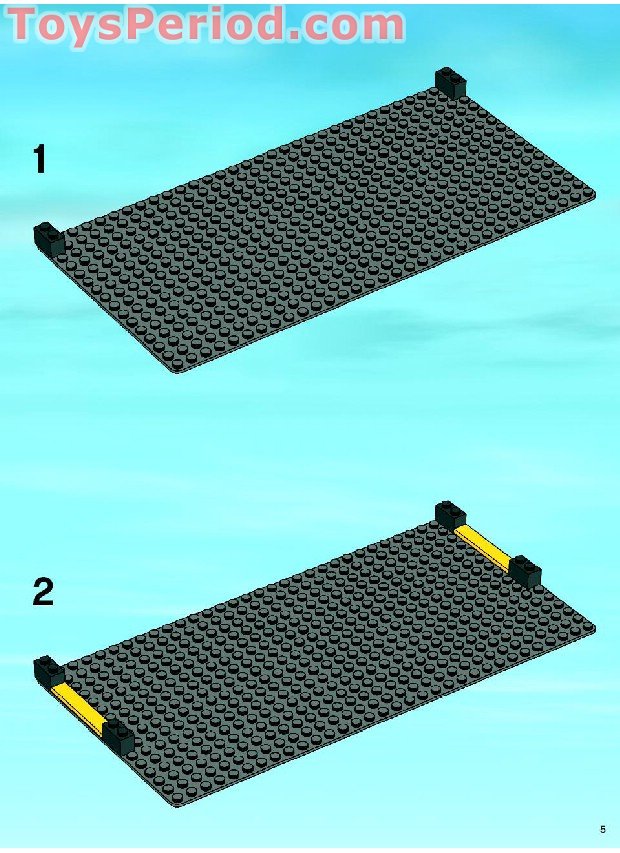 LEGO 7744 Police Headquarters Instructions and Parts List