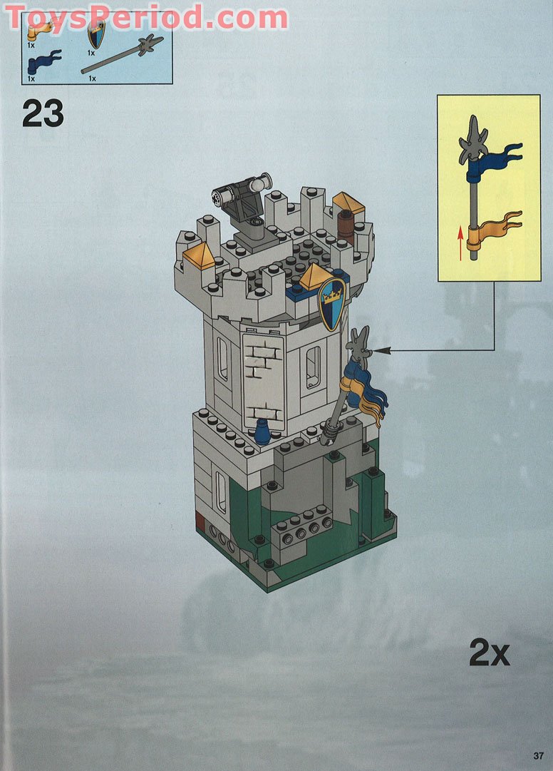 LEGO 7094 King's Castle Siege Instructions and Parts List