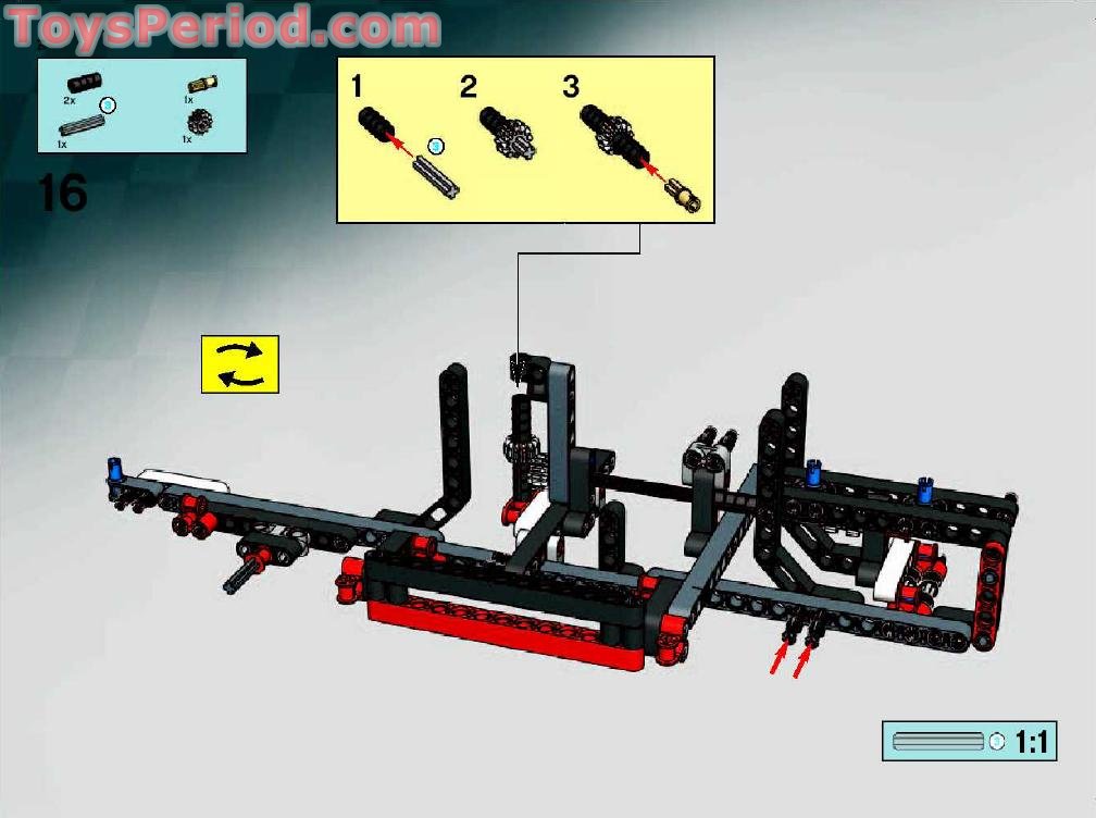 LEGO 8682 Nitro Intimidator Instructions and Parts List