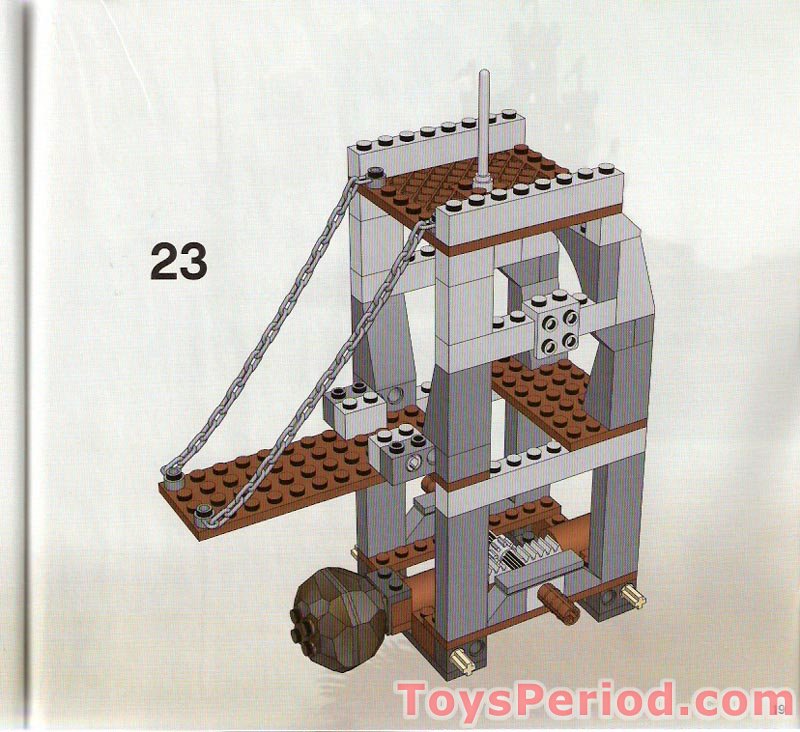 LEGO 8875 King's Siege Tower Instructions and Parts List