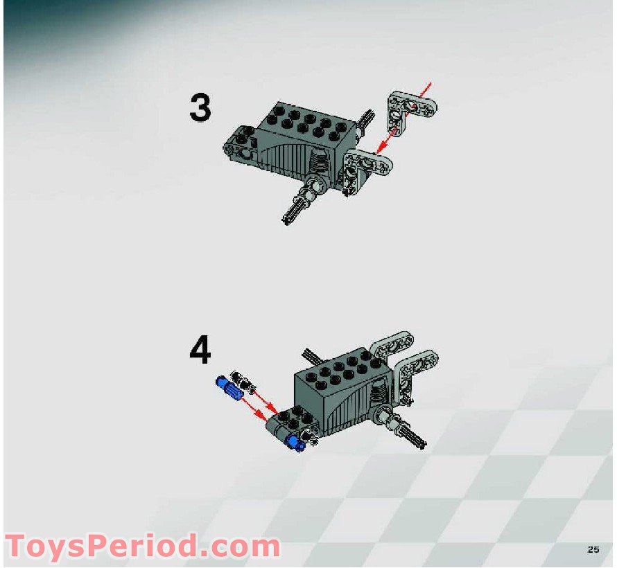 LEGO 8141 Off Road Power Instructions and Parts List