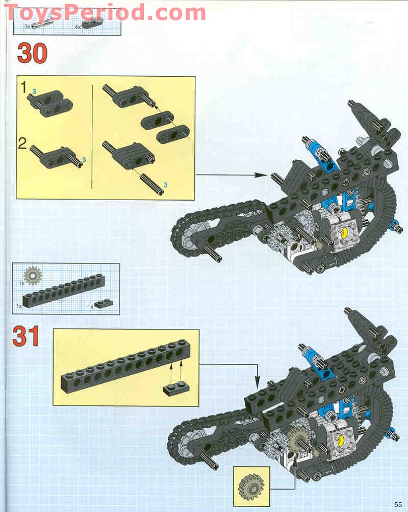 LEGO 8417 Mag Wheel Master Instructions and Parts List