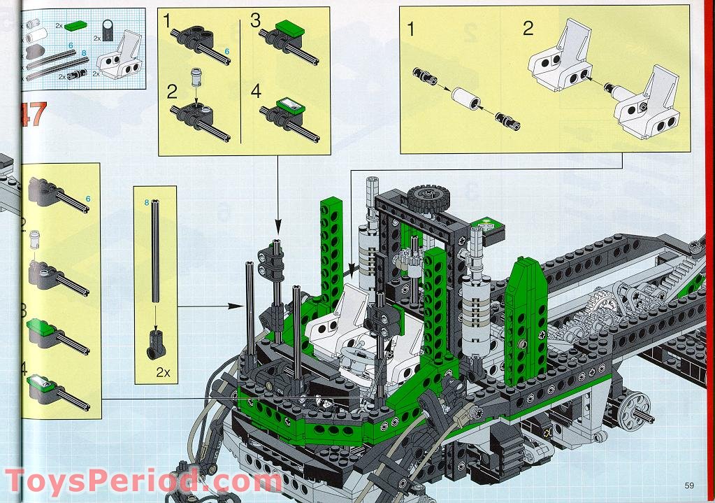 LEGO 8479 Barcode Multi-Set Instructions and Parts List