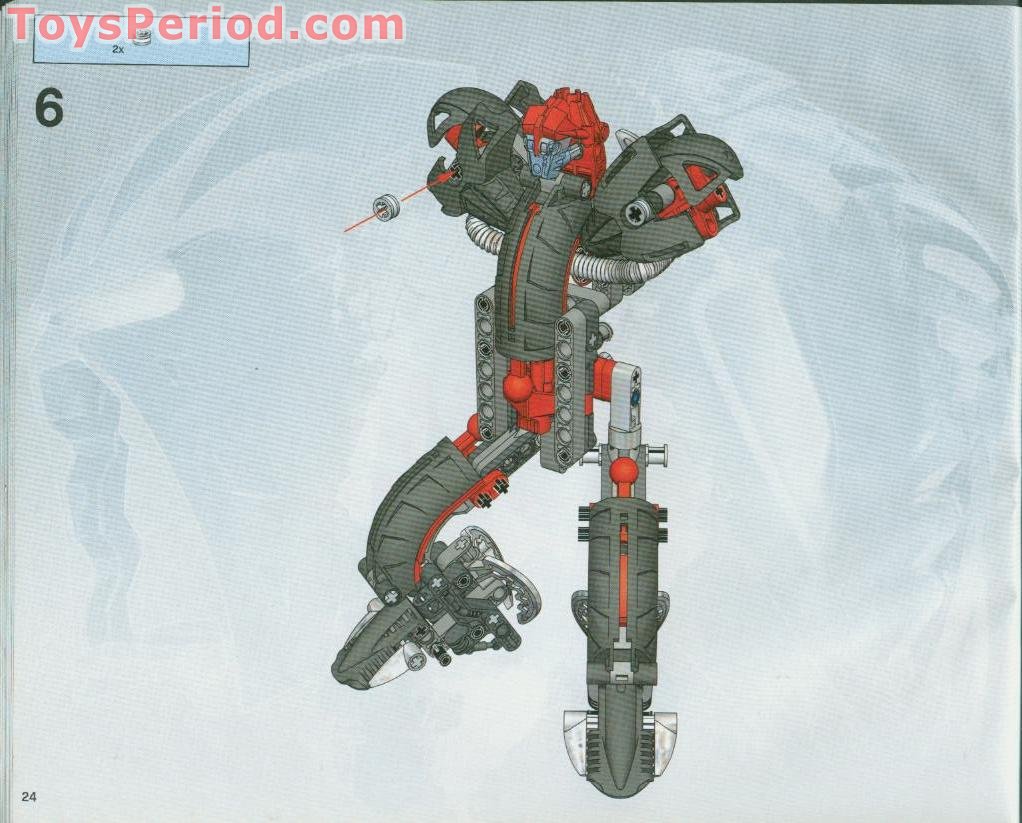 LEGO 8593 Makuta Instructions and Parts List