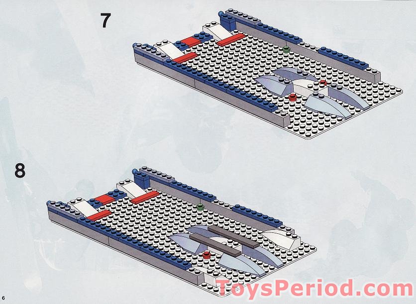 LEGO 3538 Snowboard Boarder Cross Race Instructions and Parts List