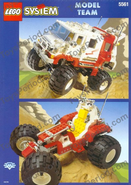 LEGO 5561 Big Foot 4x4 Instructions and Parts List