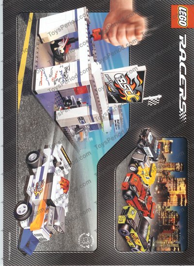 LEGO 8681 Tuner Garage Instructions and Parts List