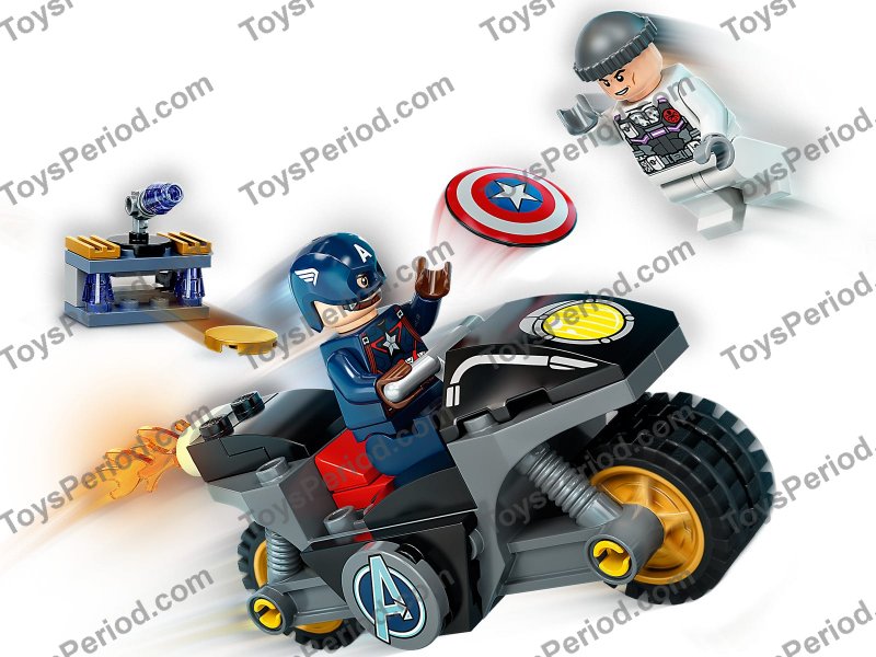 LEGO 76189 Captain America and Hydra Face-Off Set Parts List