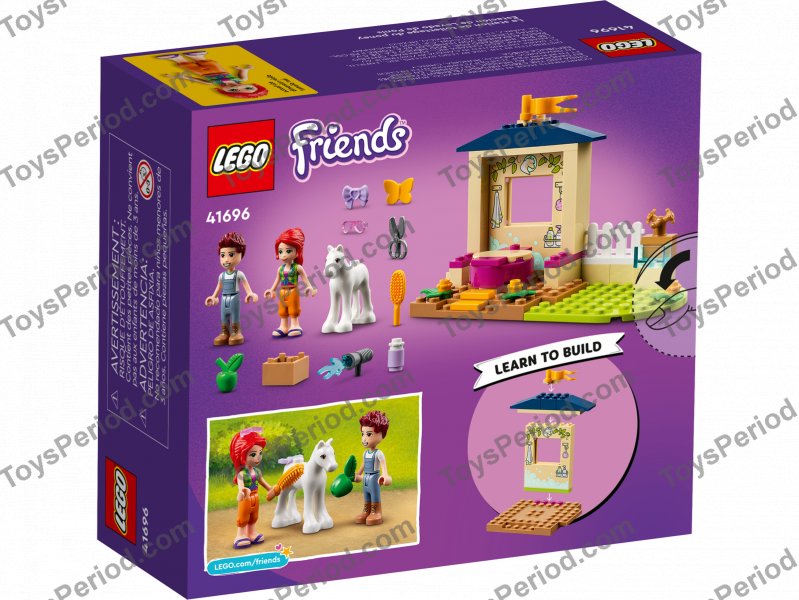 LEGO 41696 Pony-Washing Stable Set Parts List