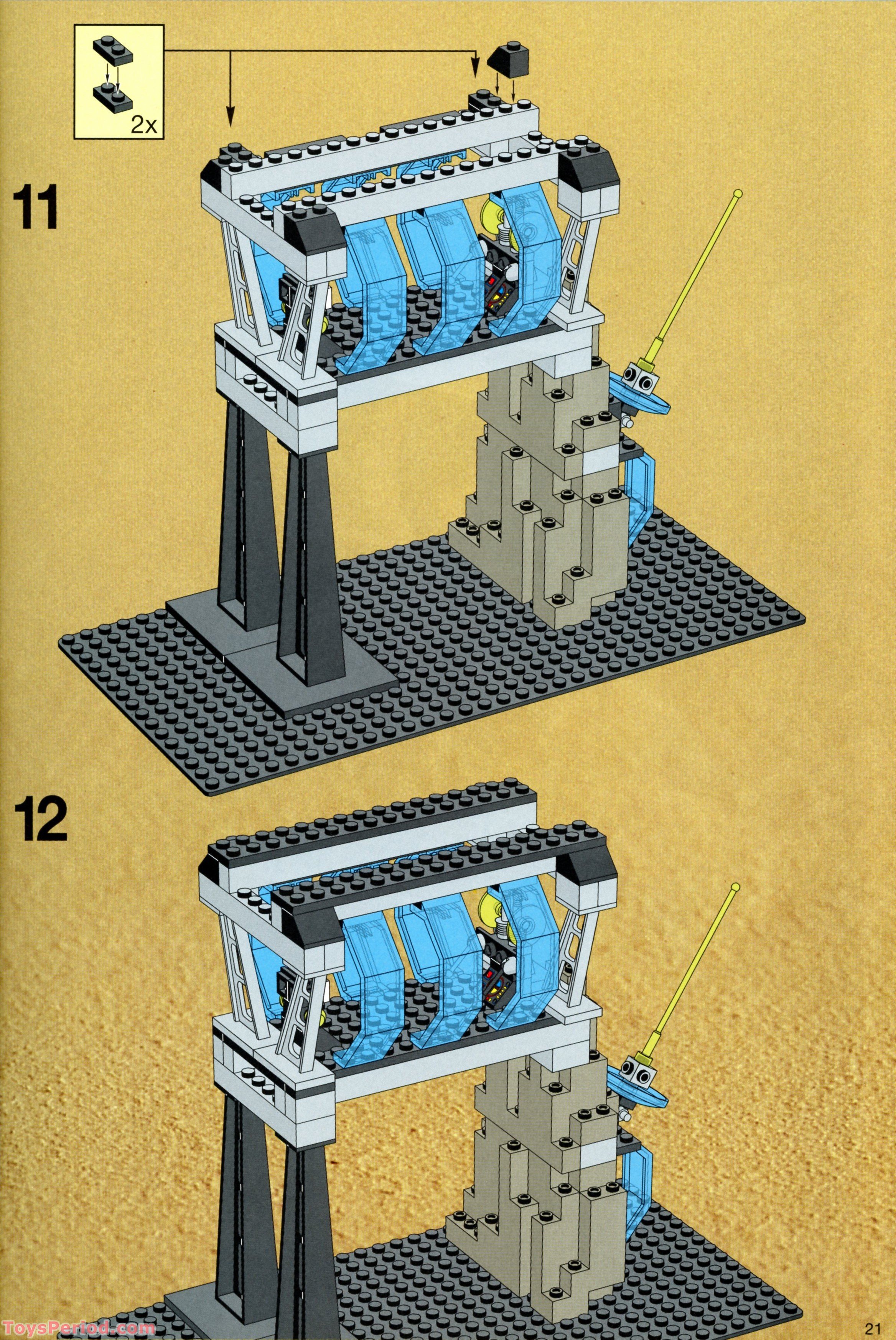 LEGO 6991 Monorail Transport Base Instructions and Parts List