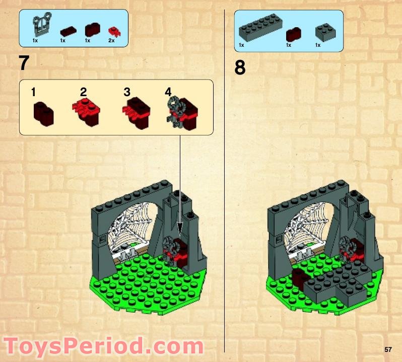 LEGO 70403 Dragon Mountain Instructions and Parts List
