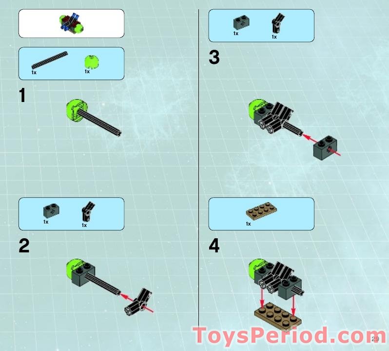 LEGO 70702 Warp Stinger Instructions and Parts List