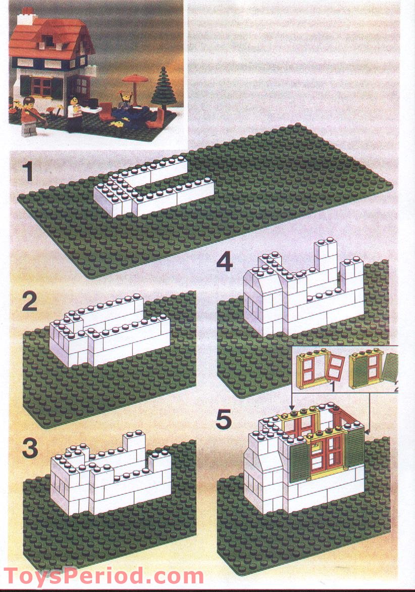 LEGO 710-3 Universal Building Set Instructions and Parts List