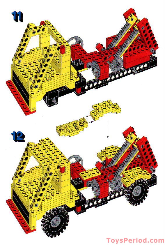 LEGO 855 Mobile Crane Instructions and Parts List