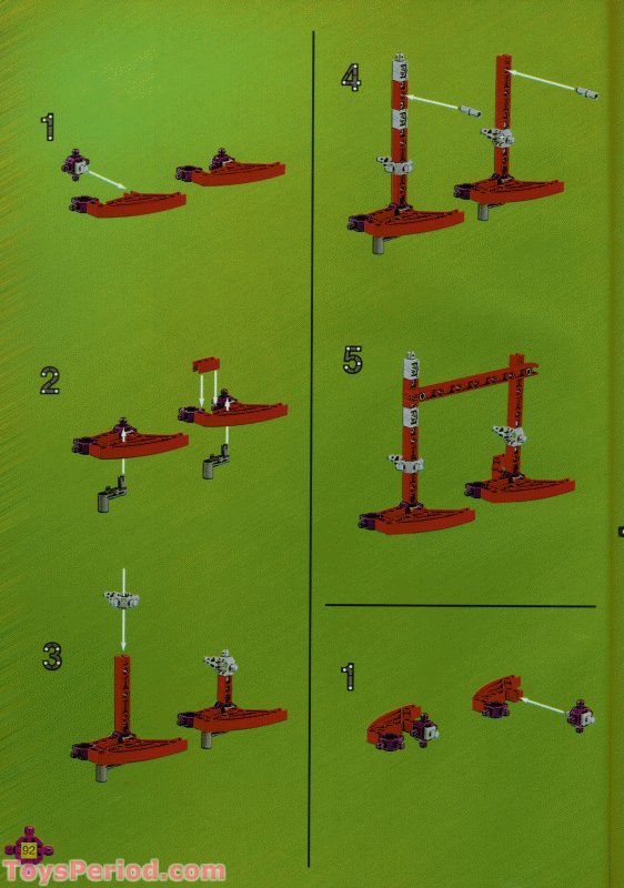 LEGO 3582 Ant Instructions and Parts List